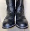 Justin Men's Black Kipskin Classic Leather Roper Boots Size 8.5 EE ...