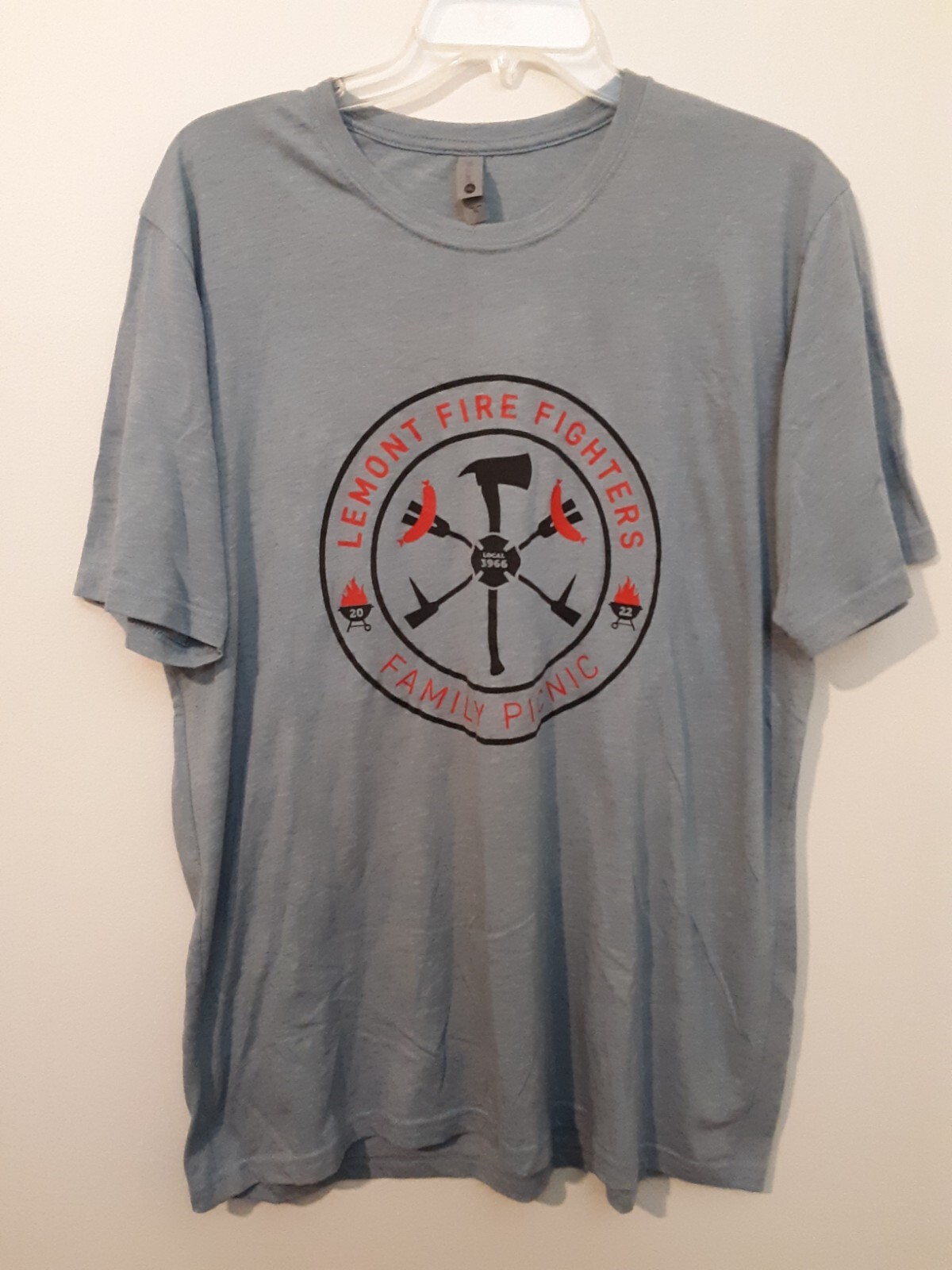 LEMONT IL FIRE FIGHTERS LOCAL 3966 T-SHIRT SIZE XL | eBay