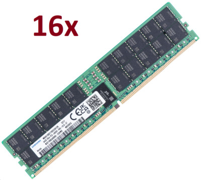 16x 64GB 1TB 4800MHz DDR5 ECC REG RAM kompatibel zu Dell SNPJ52K5C/64G ...