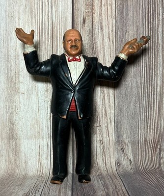 1986 LJN WWF Wrestling Mean Gene Okerlund Vintage Action Figure | eBay