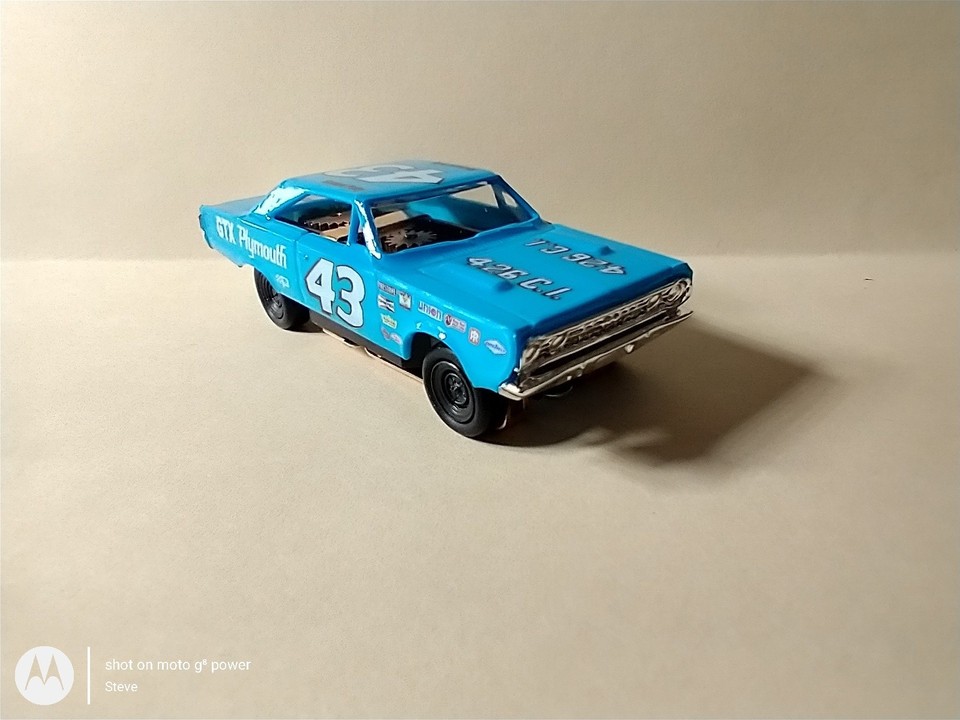 Richard Petty #43 Custom MoDeL MoToRING T-jet 1967 GTX New Dash T-jet ...