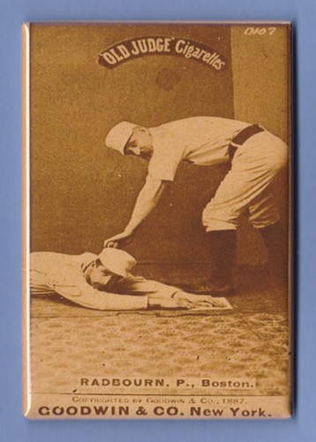 CHARLES RADBOURN BASEBALL CARD *2X3 FRIDGE MAGNET* OLD HOSS TRIPLE ...