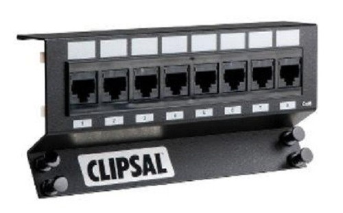 Clipsal CAT-6 HARMONICA ETHERNET PATCH PANEL 8-Port RJ45 Connectors ...