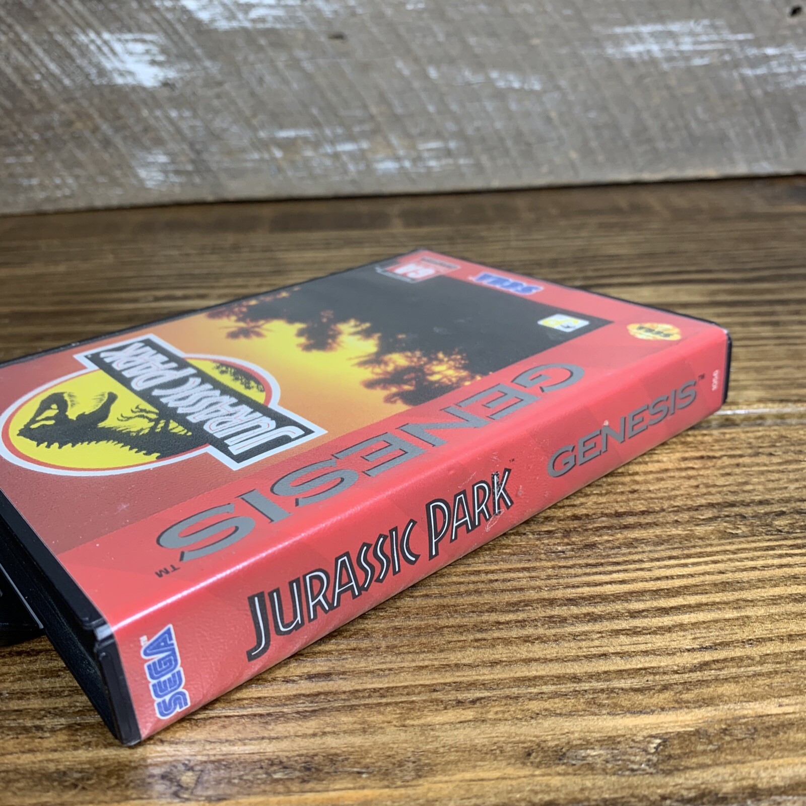Sega Genesis Jurassic Park - Game & Case (w/ Hang Tab) & Poster Tested ...