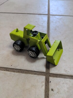 Vintage 1979 Buddy L Toy Corporation Green Tractor Bucket Front Loader ...