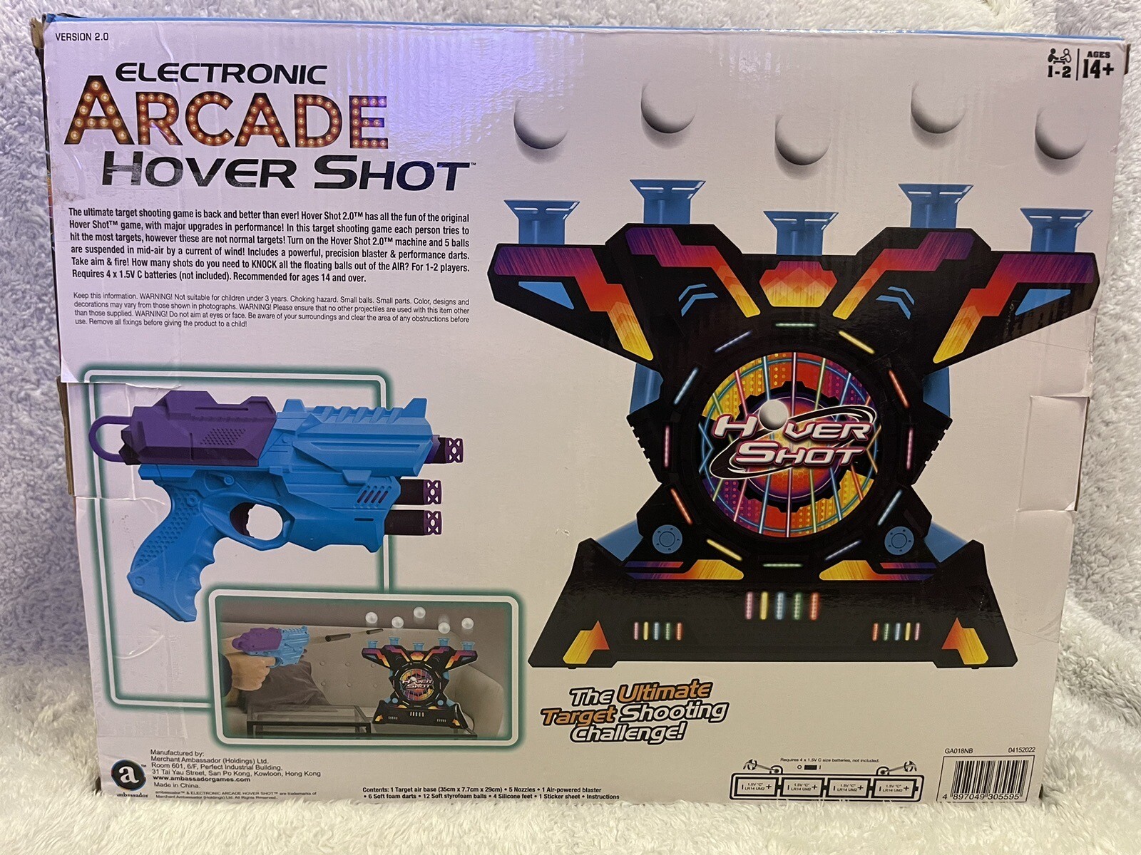 Electronic Arcade Hover Shot The Ultimate Target Shooting Challenge NIB Openbox | eBay