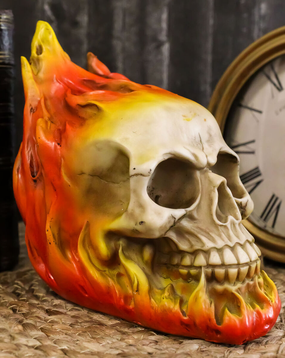 Ghost Rider Burning Skull