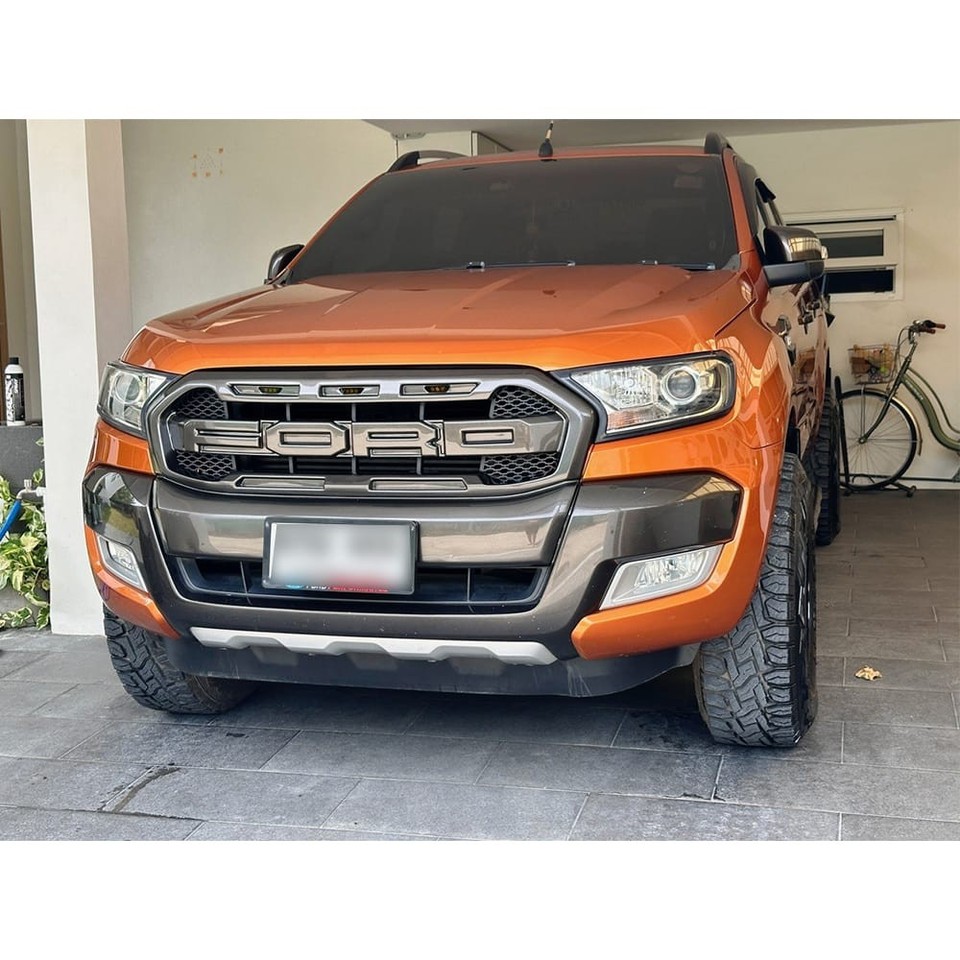 For Ford Ranger XLT Wildtrak PX2 2015-2018 Front Grille Grey Wildtrak ...
