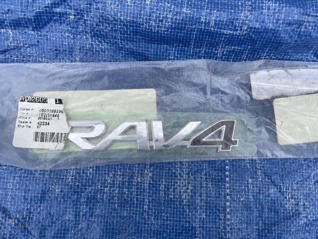Toyota OEM 13-15 Rav4 Lift Gate-emblem Badge Nameplate 754310R010 for ...