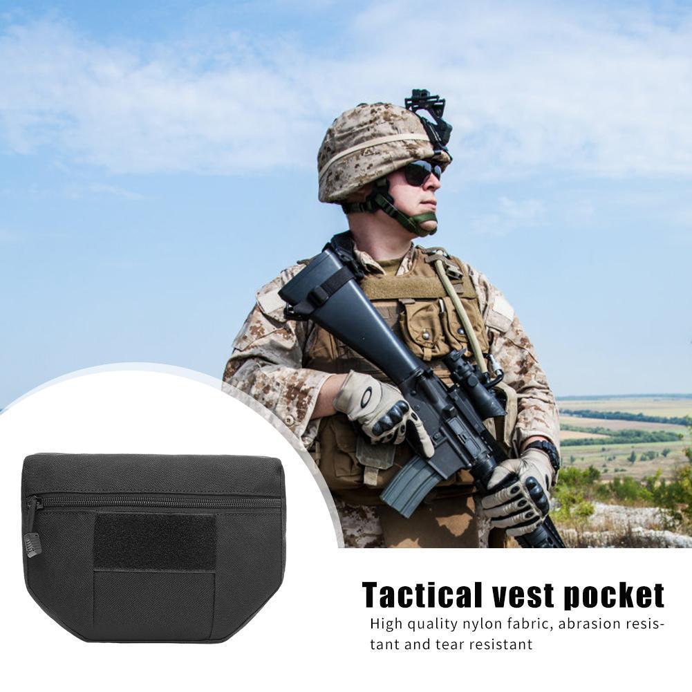 Vest Waist Fanny Packs Nylon Sticker Outdoor Sports Pouch (Black) | eBay