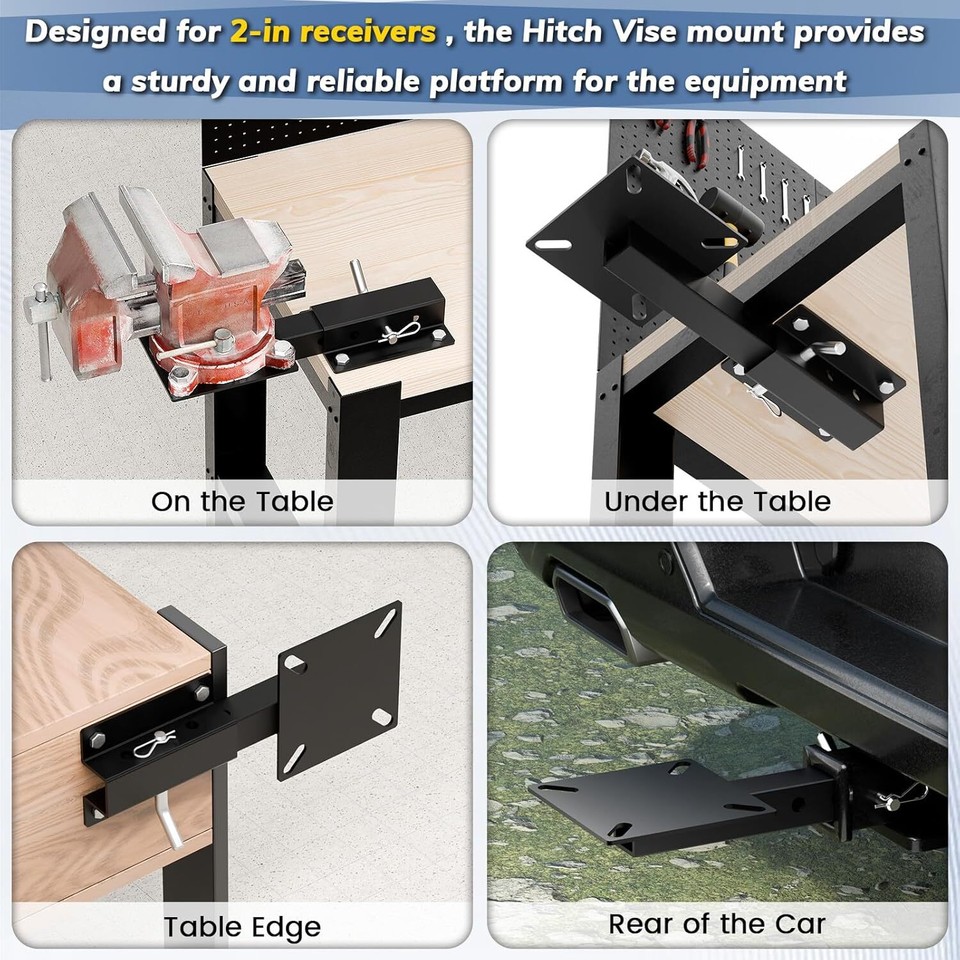 Hitch Vise Mount for Truck, Trailer Receiver & Bench for Hitch Table | eBay