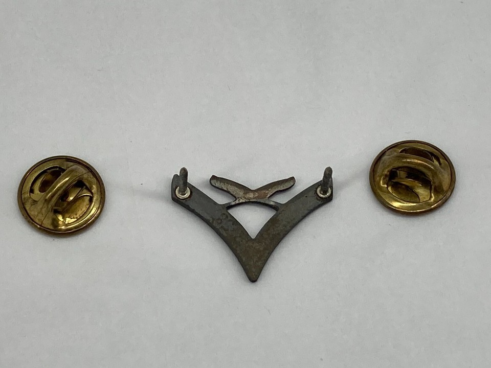 USMC E-3 Lance Corporal Subdued Black Collar Rank Pin United States ...