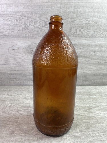 Vintage Embossed Amber Brown Hi-lex 1 Quart Bottle | eBay