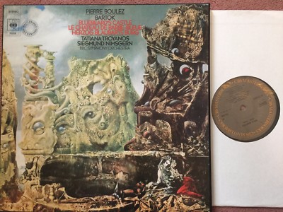 CBS 76518 Bartok Bluebeard's Castle Toyanos Minsgern Pierre Boulez 1Lp ...