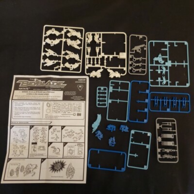 Beyblade Hidden Dragon Hayate 2002 Vintage BBA Parts Instructions ...