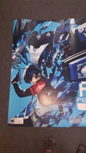 Persona 3 Reload P3 Promotion GameStop Poster 4 Pieces Of 24x24ea | eBay