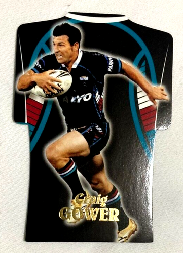 2006 NRL Invincible Jersey Die Cut DC57 Craig Gower Penrith Panthers ...