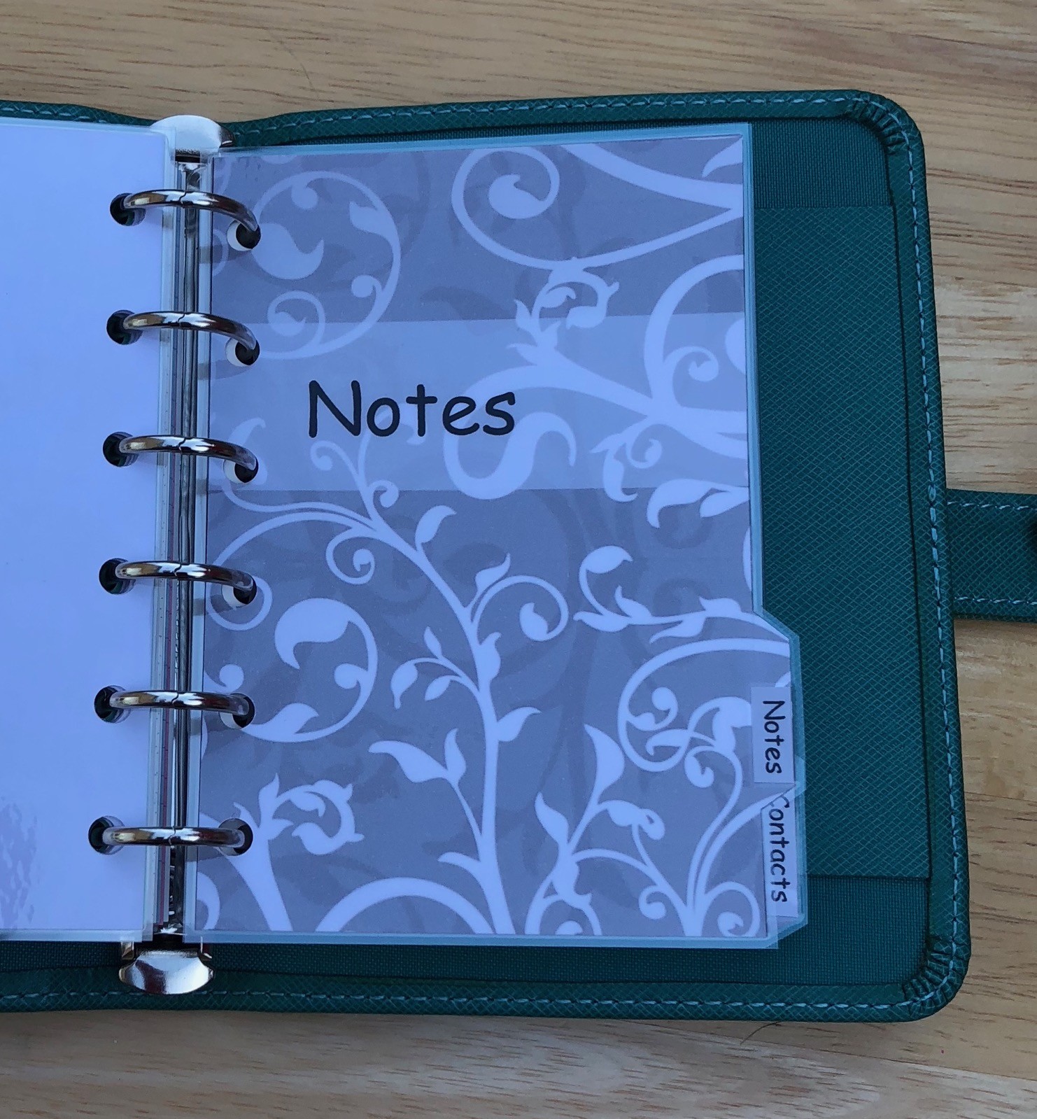 Filofax Pocket Organiser - Stunning Silver Labelled Dividers - Fully ...