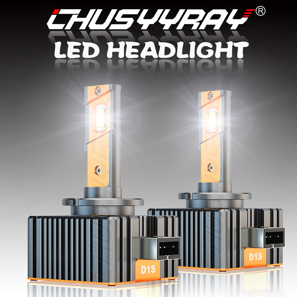 D1S D1R Led Headlight Bulbs High/Low Beam 6500K White Conversion Kit ...