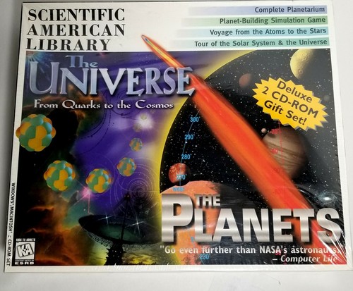 The Universe The Planets Deluxe 2 DISC Cd-Rom Set Scientific America ...