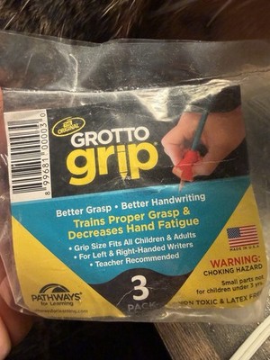 Grotto Grip Pencil Accessory (Pack of 3), New Sealed Blue, Green ...