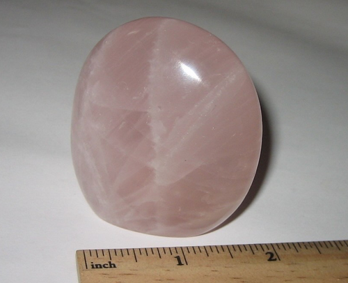2.4" x 2" POLISHED NATURAL FREE FORM ROSE QUARTZ CRYSTAL STONE MINERAL ...