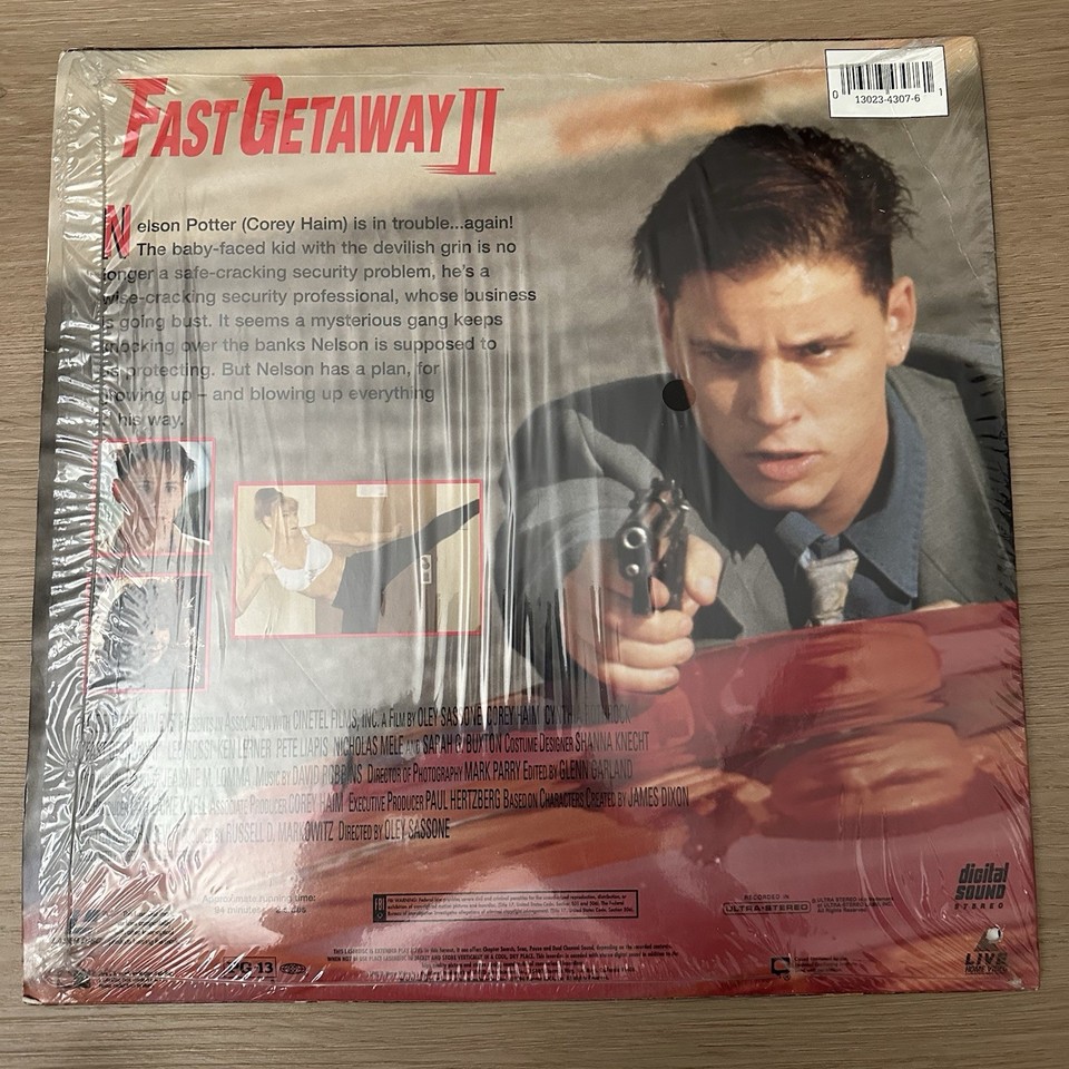 Laserdisc Fast Getaway II - Corey Haim Cynthia Rothrock - VERY RARE | eBay