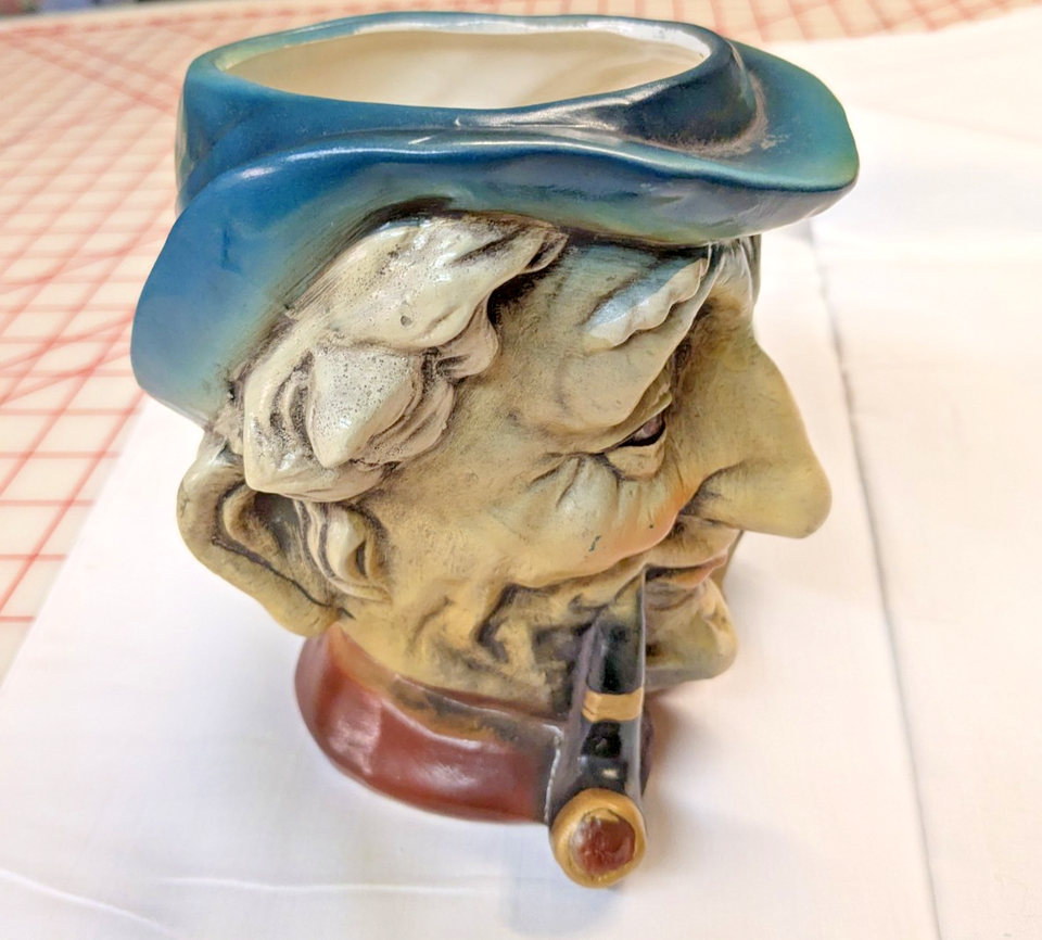 Vintage Japan Toby Mug #699 – Character Face with Pipe & Feather | eBay