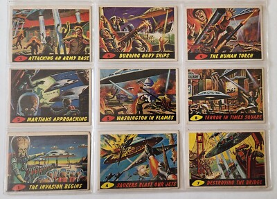 mars attacks 1962 original COMPLETE SET | eBay