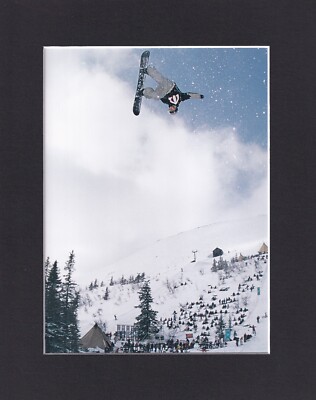 8X10" Matted Print Snowboarder Snowboarding Picture: Terje Haaksonsen ...