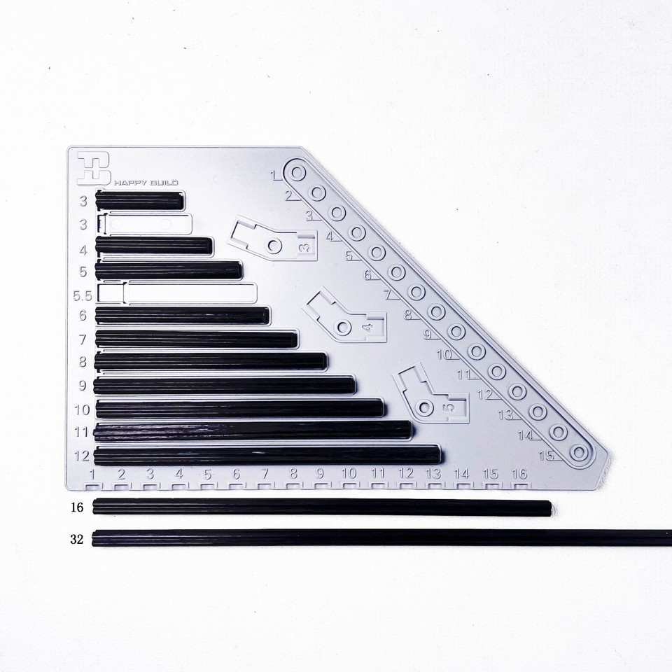 Carbon Cross Axle, Compatible with LEGO Technic 5L stud axles, strong ...