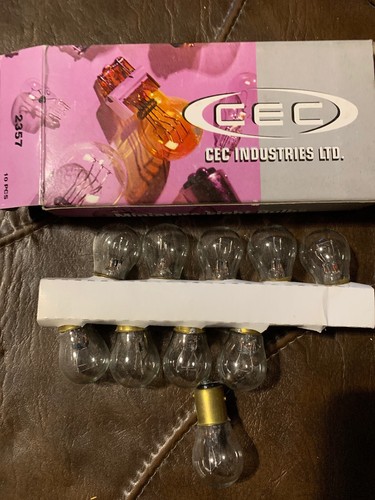 Box of 10 #2357 Lamp Auto Bulb Automotive Lightbulb | eBay