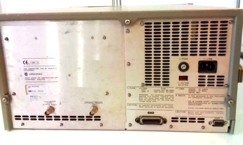 HP 35665 A dynamic signal Analyzer no option | eBay