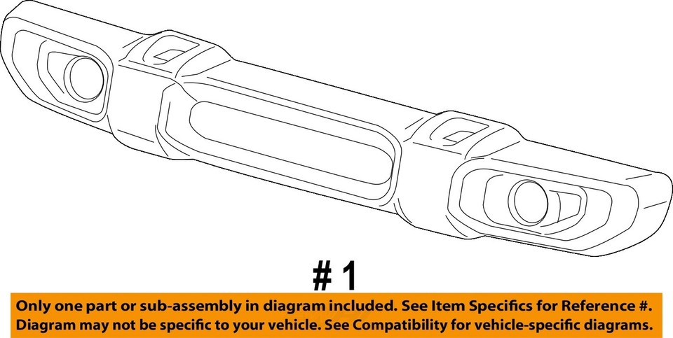 CHRYSLER OEM 18-23 Gladiator Bumper Components-Bumper Cover 6BU41RXFAC ...