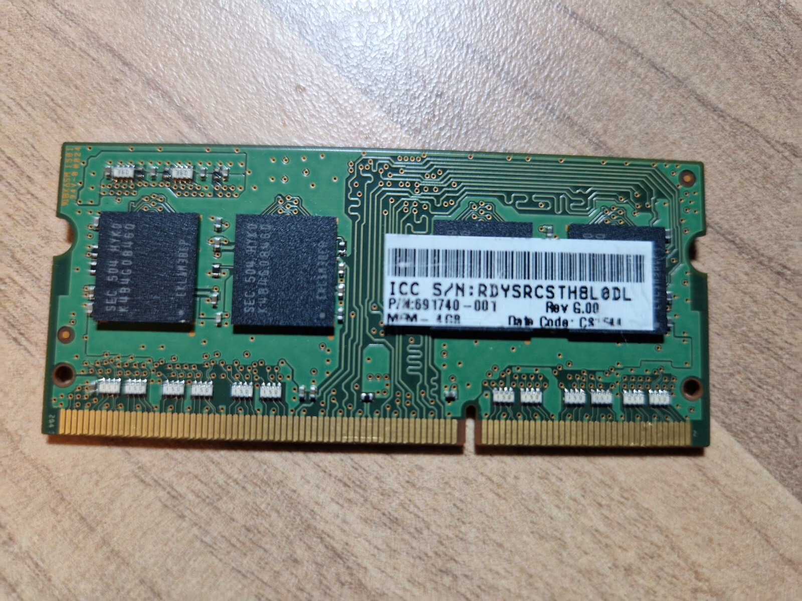 Samsung 4GB 1Rx8 PC3L -12800S-11-13-B4 Laptop Speicher | eBay.de