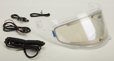 GMax FF49 Snowmobile Helmet Electric heated Face Shield With Power cord ...