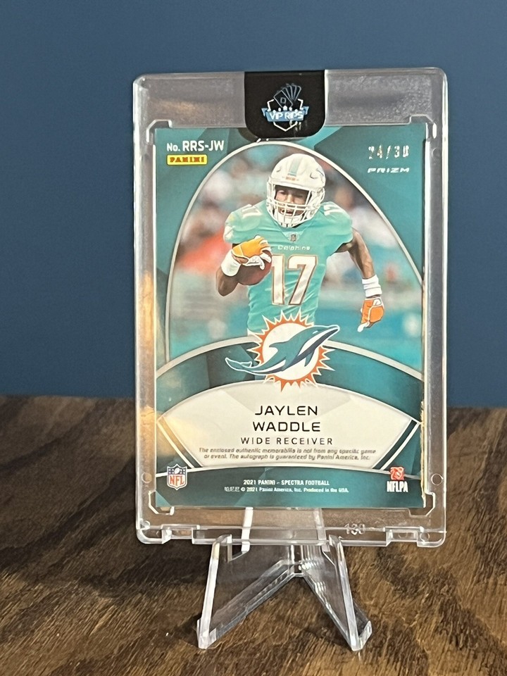 2021 Panini Spectra Jaylen Waddle Radiant Rookie 4-Color RPA /30 | eBay