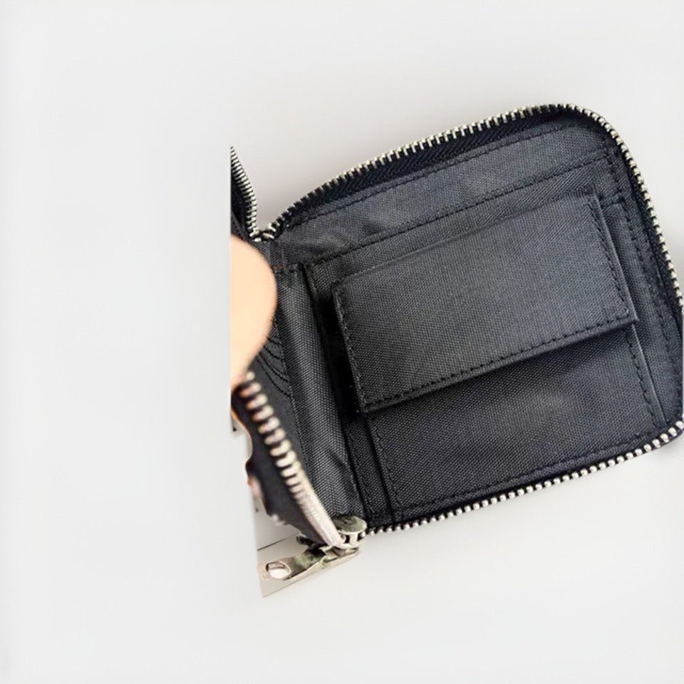 Brand New Head Porter Leopard Print Zip Around Wallet Black/White Made ...
