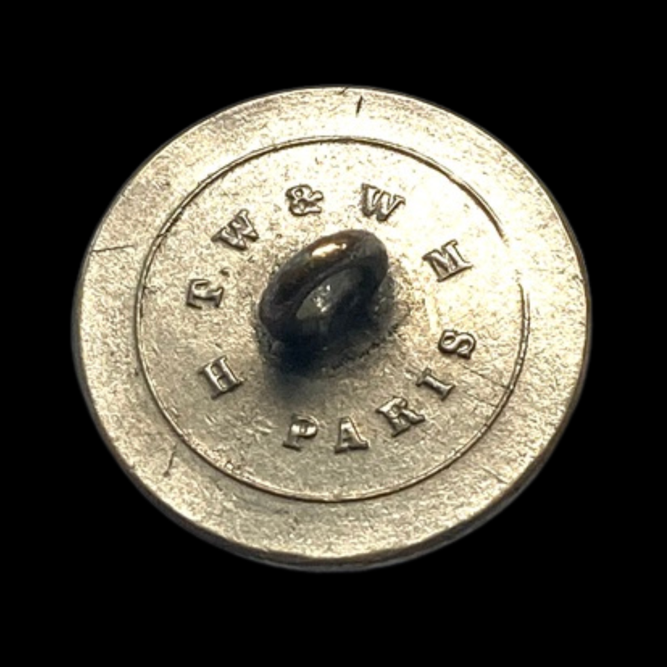 Awesome TW&W Paris White Metal Button with Snail and Bamboo Line Design ...