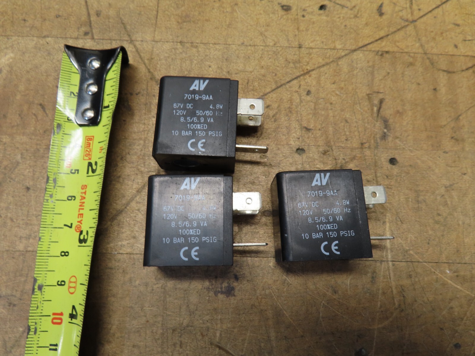 Lot of 3 AV 7019-9AA 110-120 VAC solenoid coil (@D33) | eBay