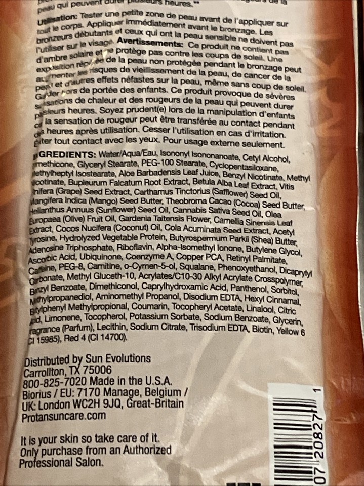 Sale Pro Tan HOT TOTTIE UV Sunbed Tanning Accelerator Cream 2x22ml ...