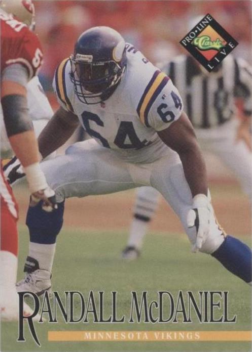 1994 Classic Pro Line Live Randall McDaniel #85 for sale | eBay