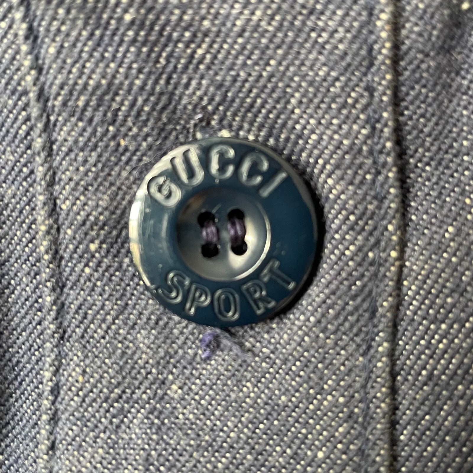 Vintage G Gucci / Gucci Sport 80s Denim A Line Skirt … - Gem