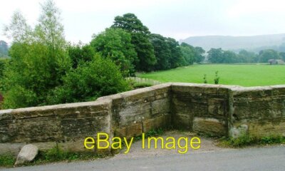 Photo 6x4 Pedestrian Refuge, Bridge Over Arkle Beck Fremington/SE0499 ...