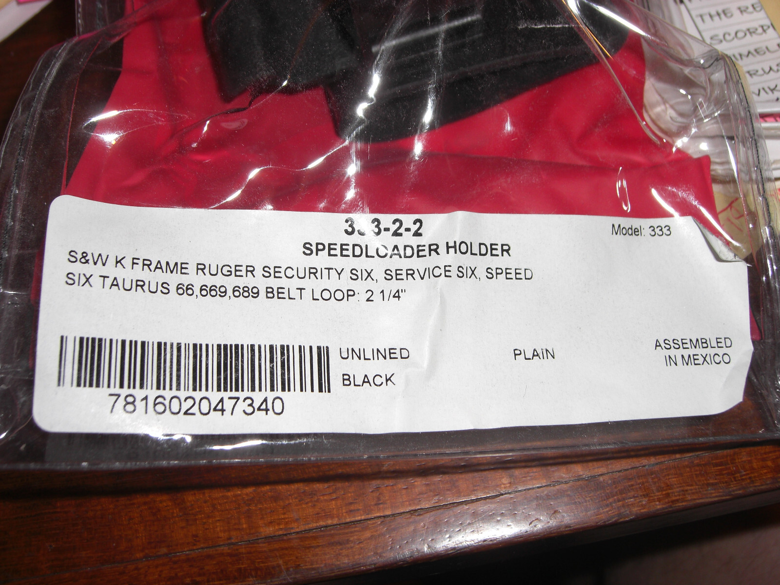 Safariland 333 Speedloader Holder Black Plain Comp II for sale online ...