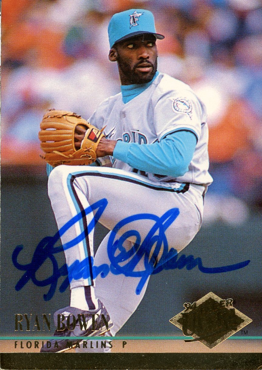 1994 Fleer Ultra RYAN BOWEN Signed Card autograph AUTO MARLINS ASTROS ...
