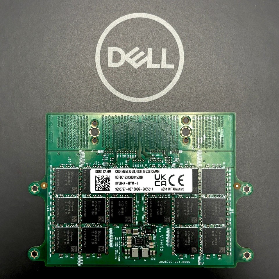 Dell 32GB DDR5 CAMM RAM 4800 (KV3H4X) For Precision 7670 7680 7770 7780 ...