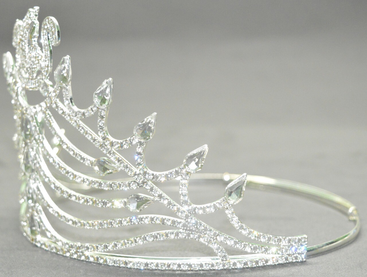 New Daughter of Isis Crown in silver tone with all white Rhinestones ...