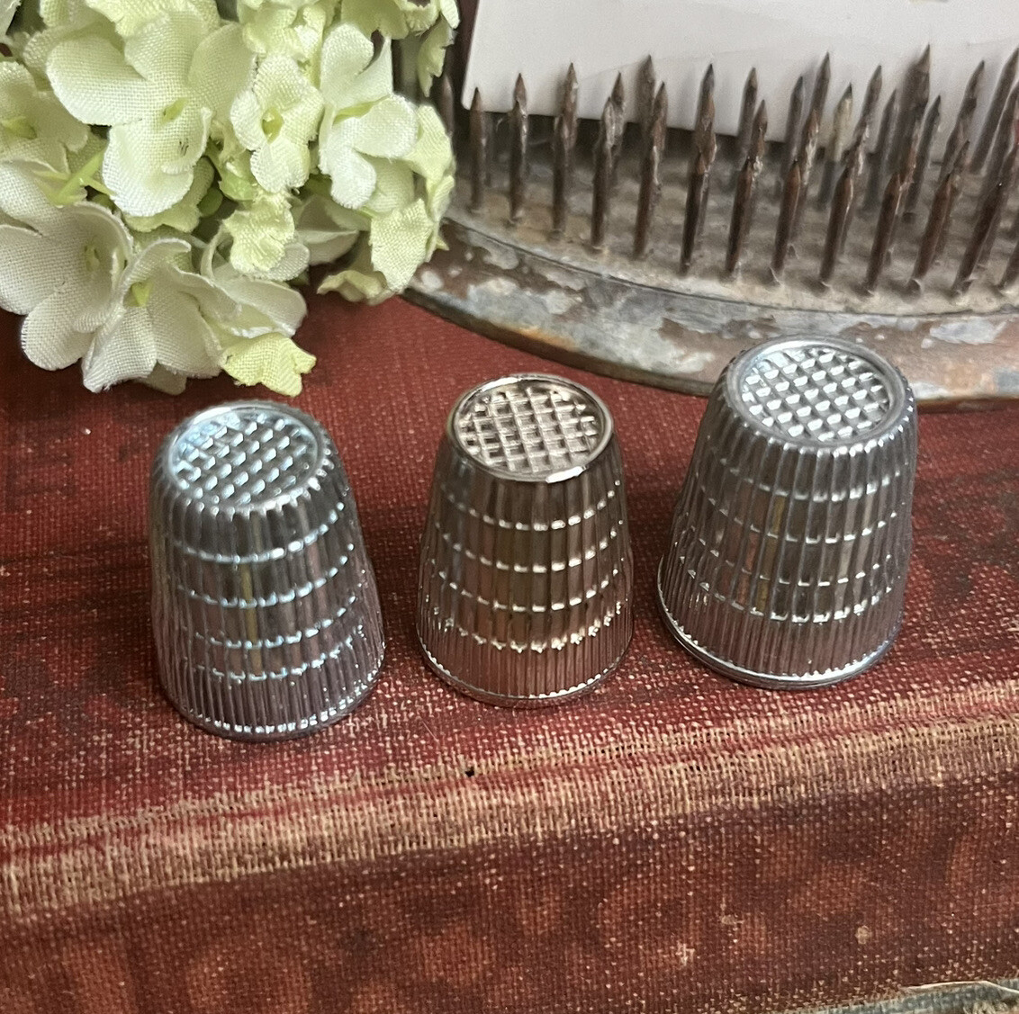 Quilting Thimbles Silver