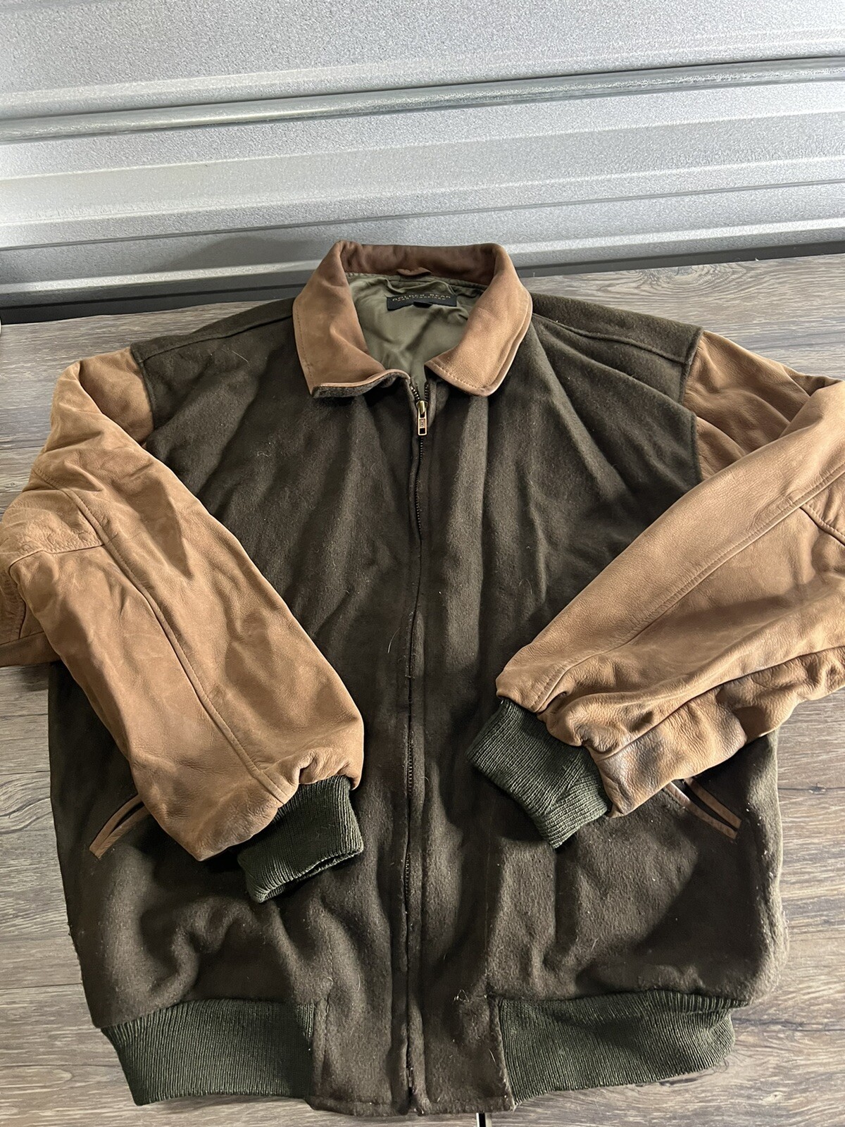 Vintage GOLDEN BEAR VARSITY JACKET Leather Wool MENS … - Gem